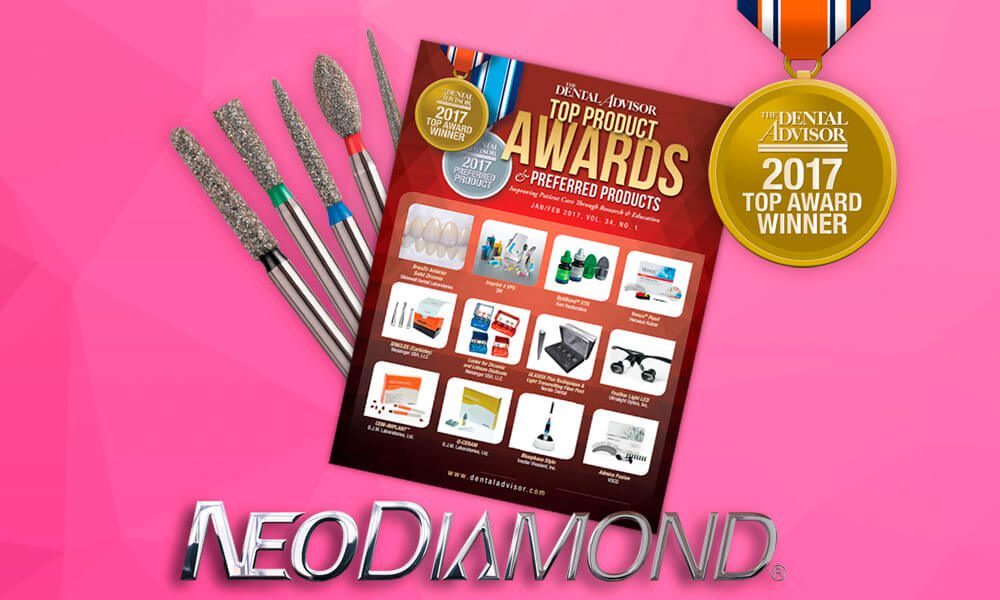 NeoDiamond é premiada pela Dental Advisor | Labordental Top